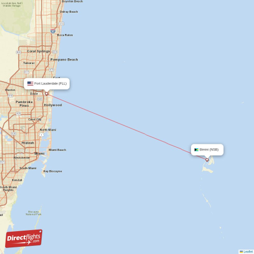 Direct flights from Bimini - 1 destinations - NSB, Bahamas ...