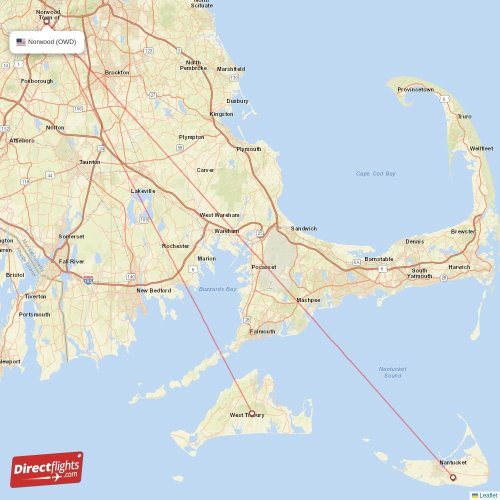 Direct flights from Worcester - 5 destinations - ORH, USA ...