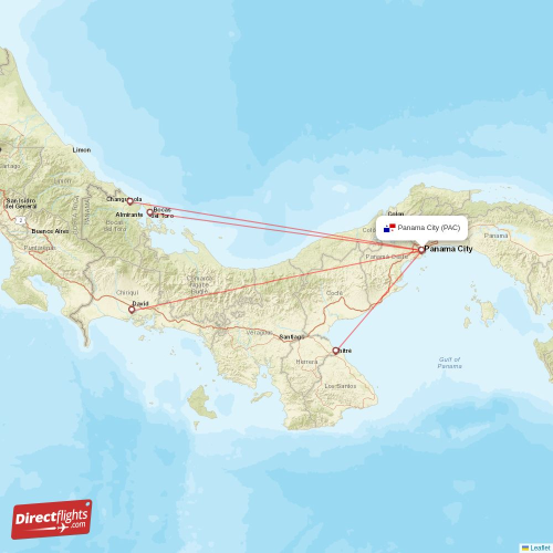 Direct flights from Panama City - 93 destinations - PTY, Panama ...