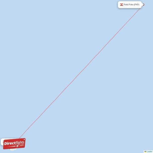 Direct flights from Puka Puka - 1 destinations - PKP, French Polynesia ...