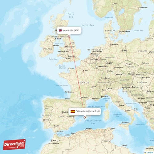 Direct flights from Palma de Mallorca to Newcastle, PMI to NCL non-stop ...