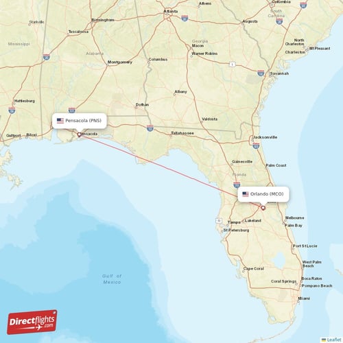 Direct flights from Pensacola to Orlando, PNS to MCO non-stop ...