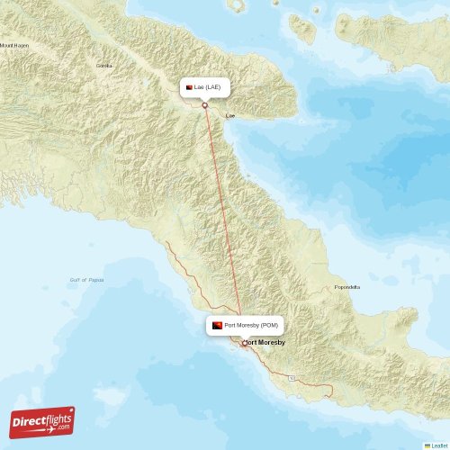 Direct flights from Port Moresby to Lae, POM to LAE non-stop ...
