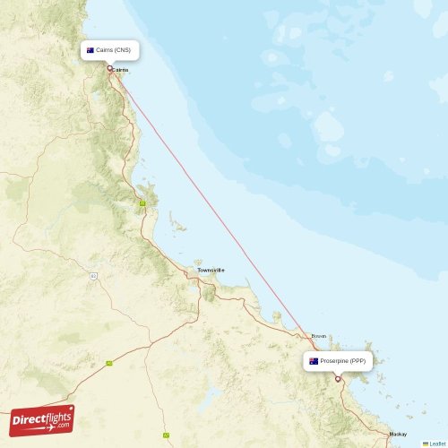 Direct flights from Proserpine to Cairns, PPP to CNS non-stop ...