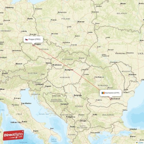 Direct flights from Prague to Bucharest, PRG to OTP non-stop ...
