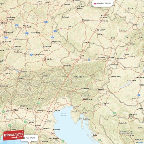 Direct flights from Pisa to Wroclaw, PSA to WRO non-stop ...