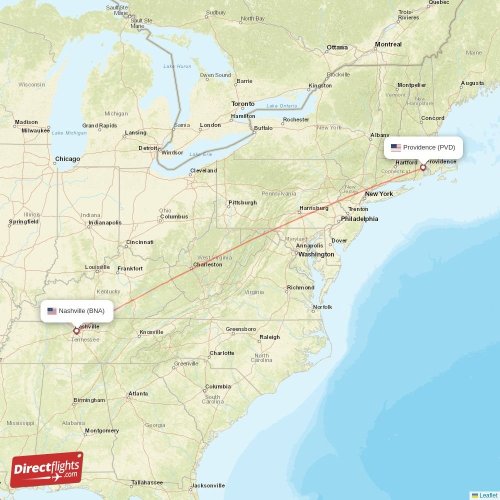 Direct flights from Providence to Nashville, PVD to BNA non-stop ...