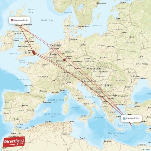 Direct flights from Rhodes to Glasgow, RHO to GLA non-stop ...