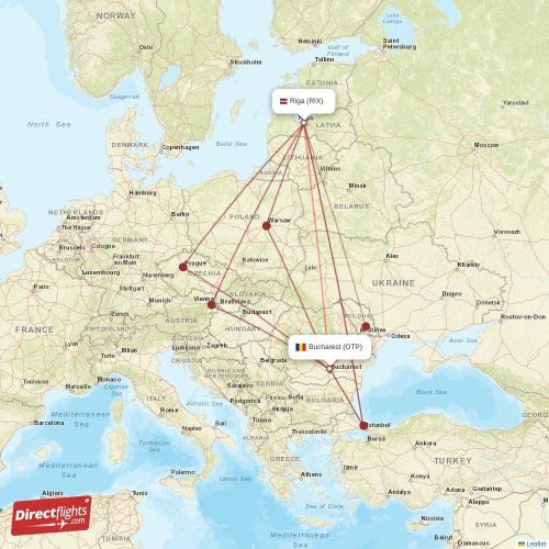 Direct flights from Riga to Bucharest, RIX to OTP non-stop ...