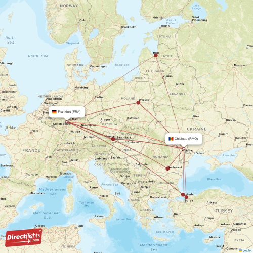 Direct flights from Chisinau to Frankfurt (RMO-FRA) - Directflights.com