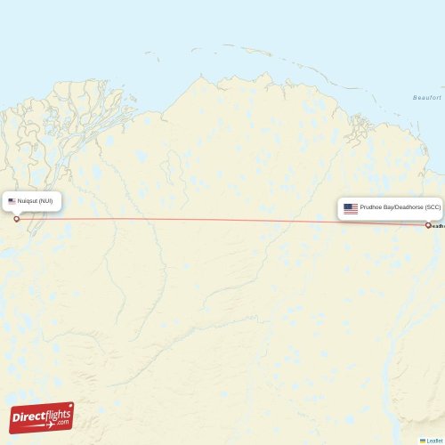 Direct flights from Prudhoe Bay/Deadhorse to Nuiqsut, SCC to NUI non ...