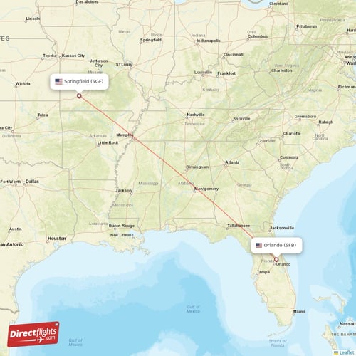 Direct flights from Orlando to Springfield, SFB to SGF non-stop ...
