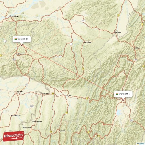 Direct flights from Umroi to Imphal (SHL-IMF) - Directflights.com