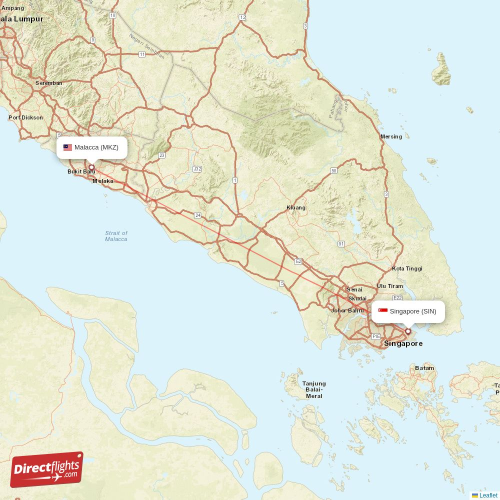 Direct flights from Singapore to Malacca (SIN-MKZ) - Directflights.com