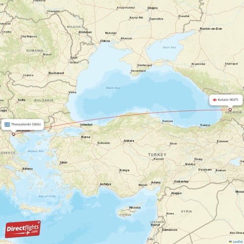 Direct flights from Thessaloniki to Kutaisi, SKG to KUT non-stop ...
