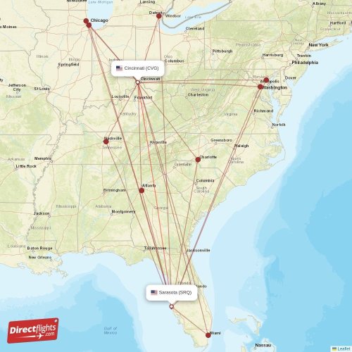 Direct flights from Sarasota to Cincinnati, SRQ to CVG non-stop ...