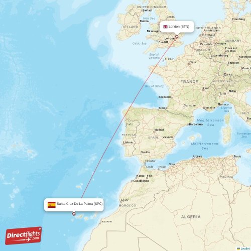 Direct flights from London to Barcelona (STN-BCN) - Directflights.com