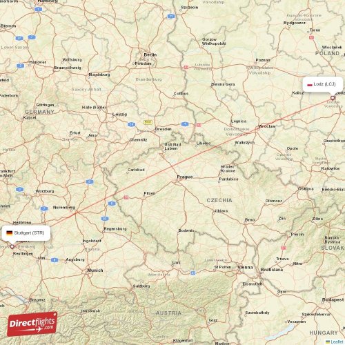 Direct flights from Stuttgart to Lodz, STR to LCJ non-stop ...