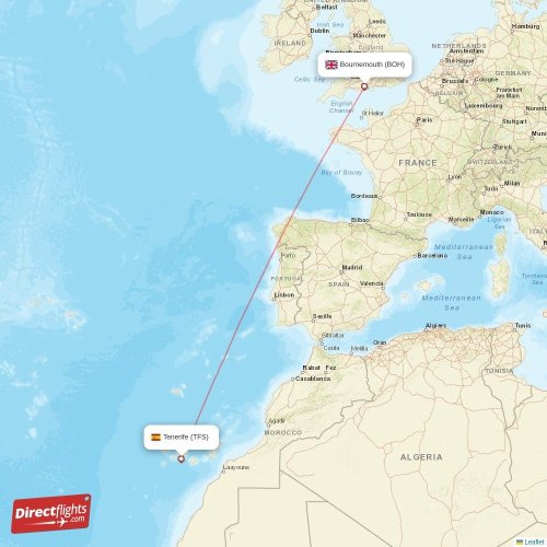 Direct flights from Tenerife to Bournemouth, TFS to BOH non-stop ...