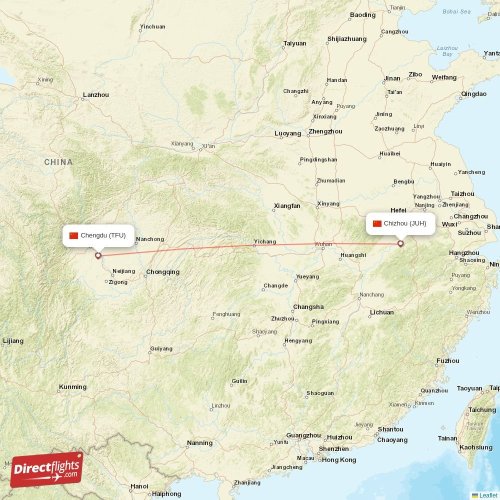 Direct flights from Chengdu to Chizhou, TFU to JUH non-stop ...