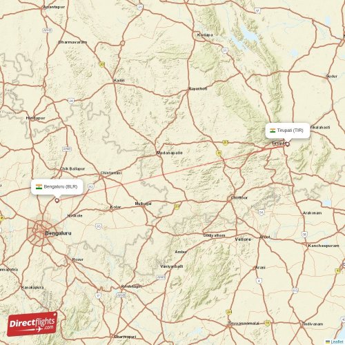 Direct flights from Tirupati to Bengaluru, TIR to BLR non-stop ...