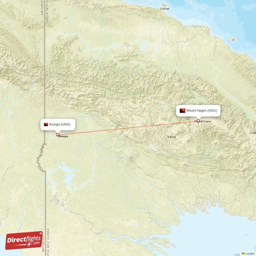 Direct flights from Kiunga to Mount Hagen (UNG-HGU) - Directflights.com