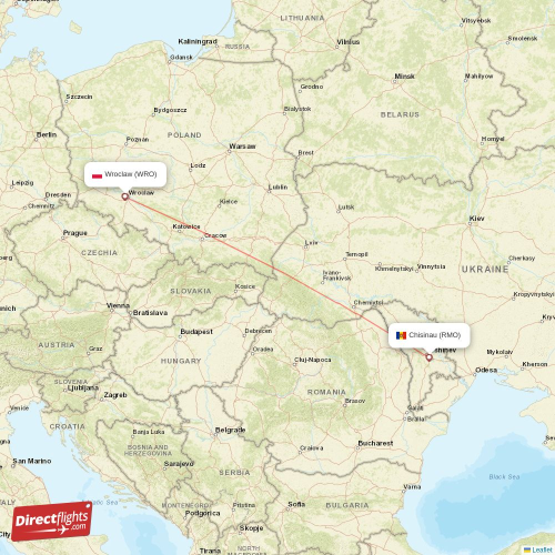 Direct flights from Wroclaw to Chisinau, WRO to RMO non-stop ...
