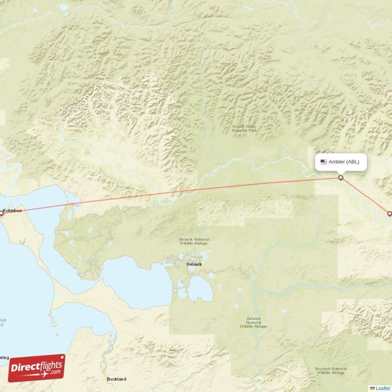 Direct flights to Ambler - ABL, USA - Directflights.com