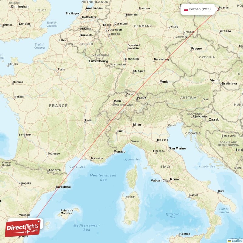 Direct flights from Alicante to Poznan, ALC to POZ non-stop - Directflights.com
