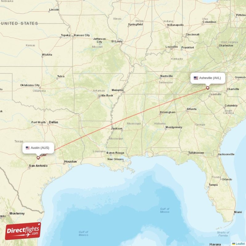 Direct flights from Austin to Asheville, AUS to AVL non-stop ...