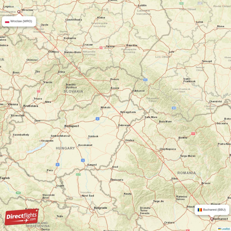 Direct flights from Bucharest to Wroclaw, BBU to WRO non-stop ...