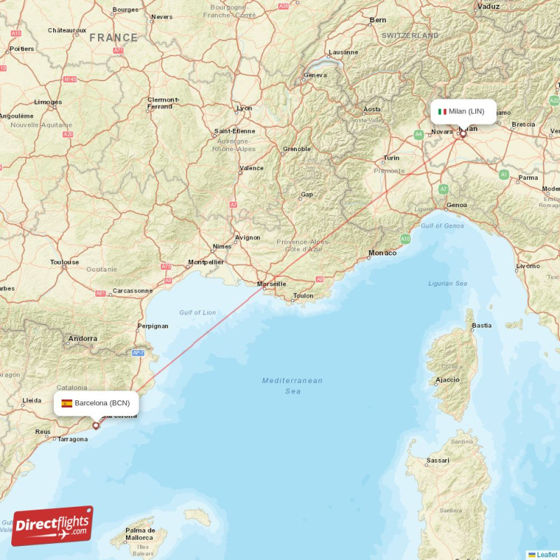 Direct flights from Barcelona to Milan, BCN to LIN non-stop ...