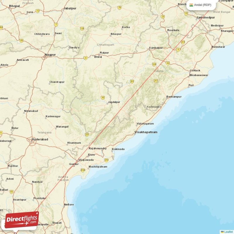 Direct flights from Bengaluru to Andal, BLR to RDP non-stop ...