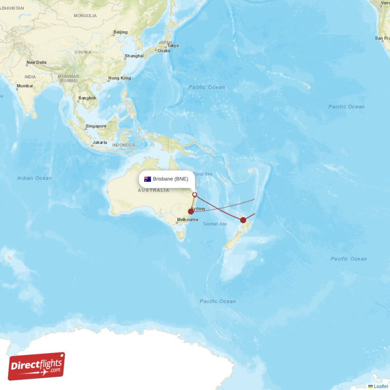 Direct flights from Brisbane to Rarotonga, BNE to RAR non-stop ...