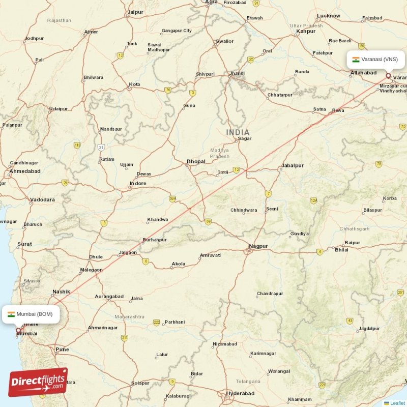 Direct flights from Mumbai to Varanasi, BOM to VNS non-stop ...