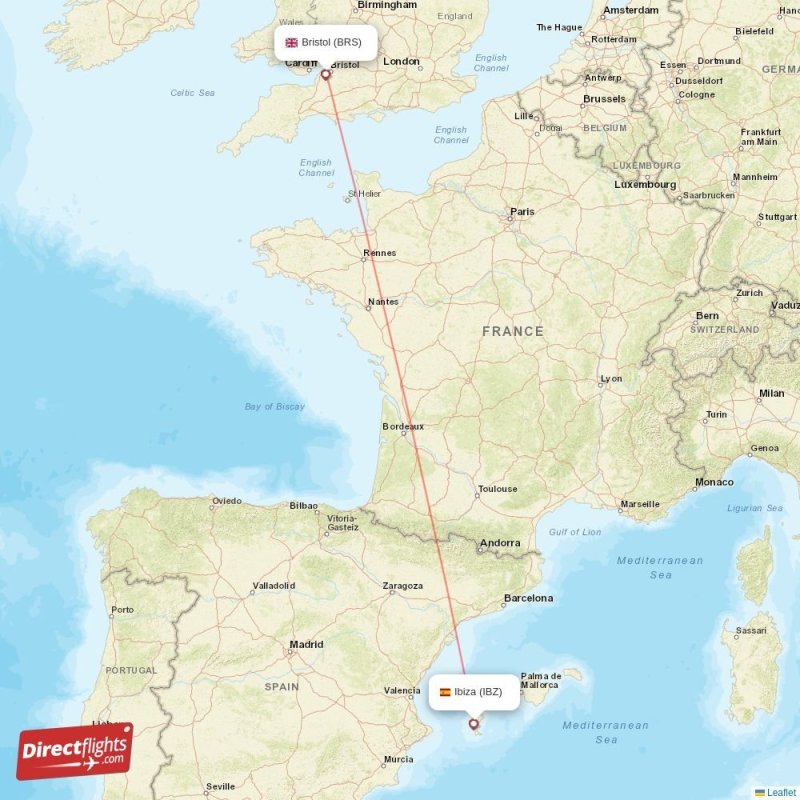 Direct flights from Bristol to Ibiza, BRS to IBZ non-stop ...