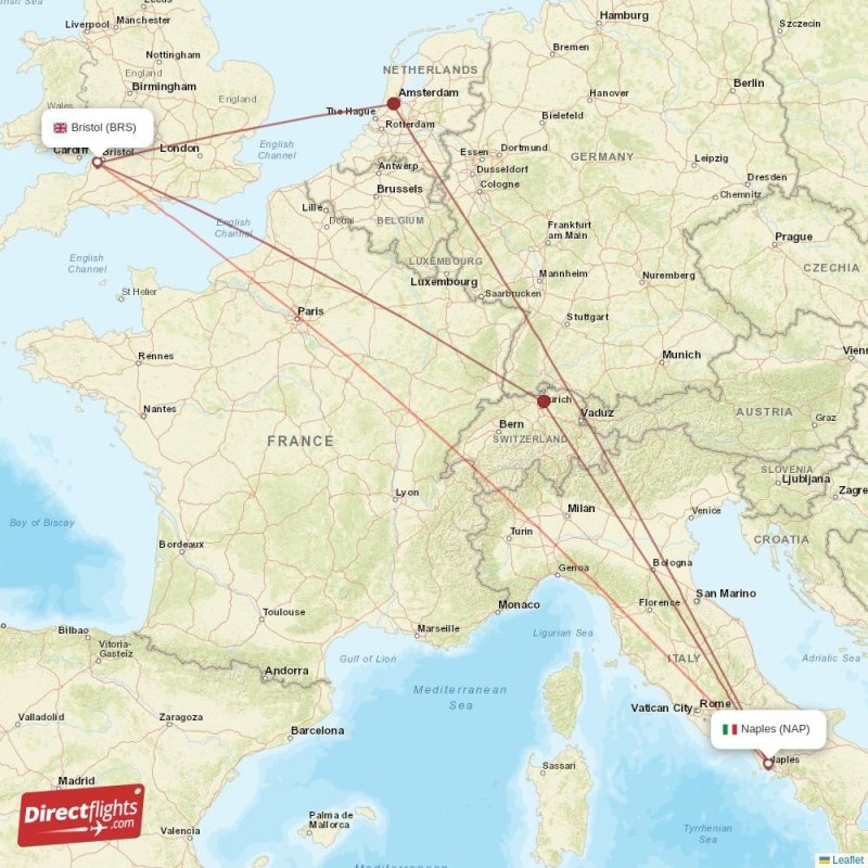 Direct flights from Bristol to Naples, BRS to NAP non-stop ...