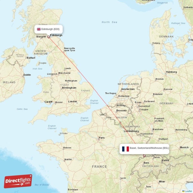 Direct flights from Basel, Switzerland/Mulhouse to Edinburgh (BSL-EDI ...