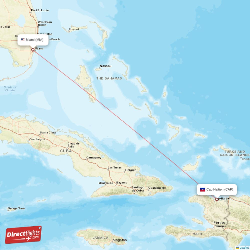 Direct Flights From Cap Haitien To Miami Cap Mia