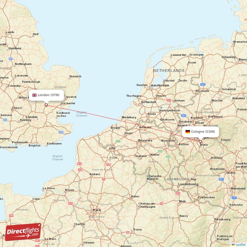 Direct flights from Cologne to London, CGN to STN non-stop ...