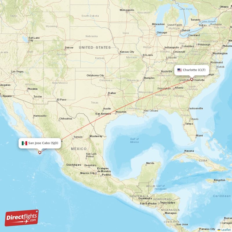 Direct flights from Charlotte to San Jose Cabo, CLT to SJD non-stop ...