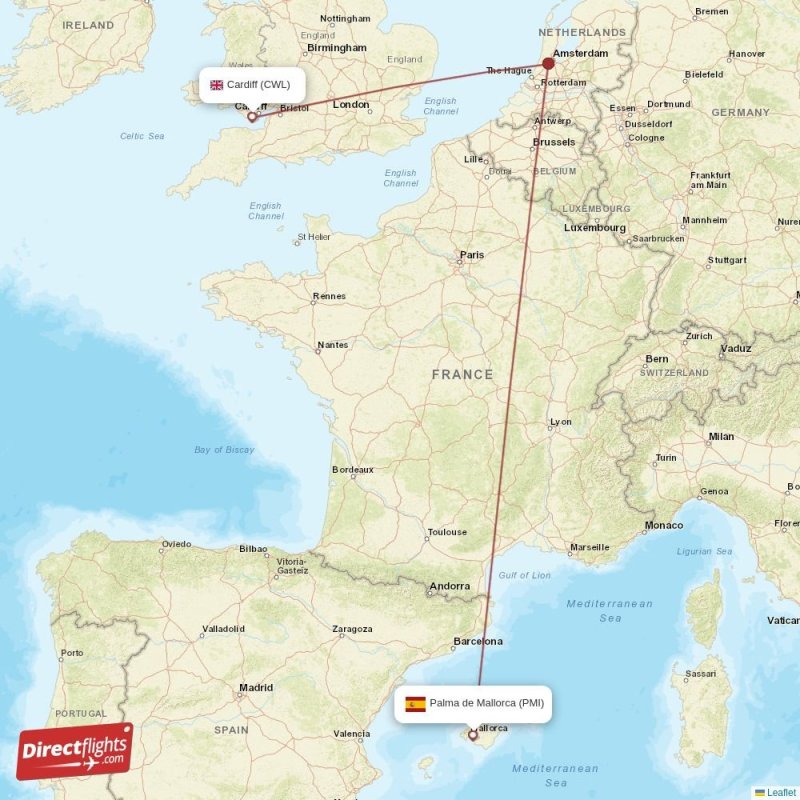 Direct flights from Cardiff to Palma de Mallorca (CWL-PMI ...