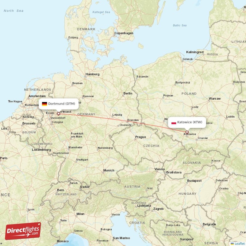 Direct flights from Dortmund to Katowice, DTM to KTW non-stop ...