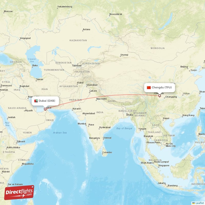 Emirates Airlines Route Map Flights At Night: Mapping Airline Routes