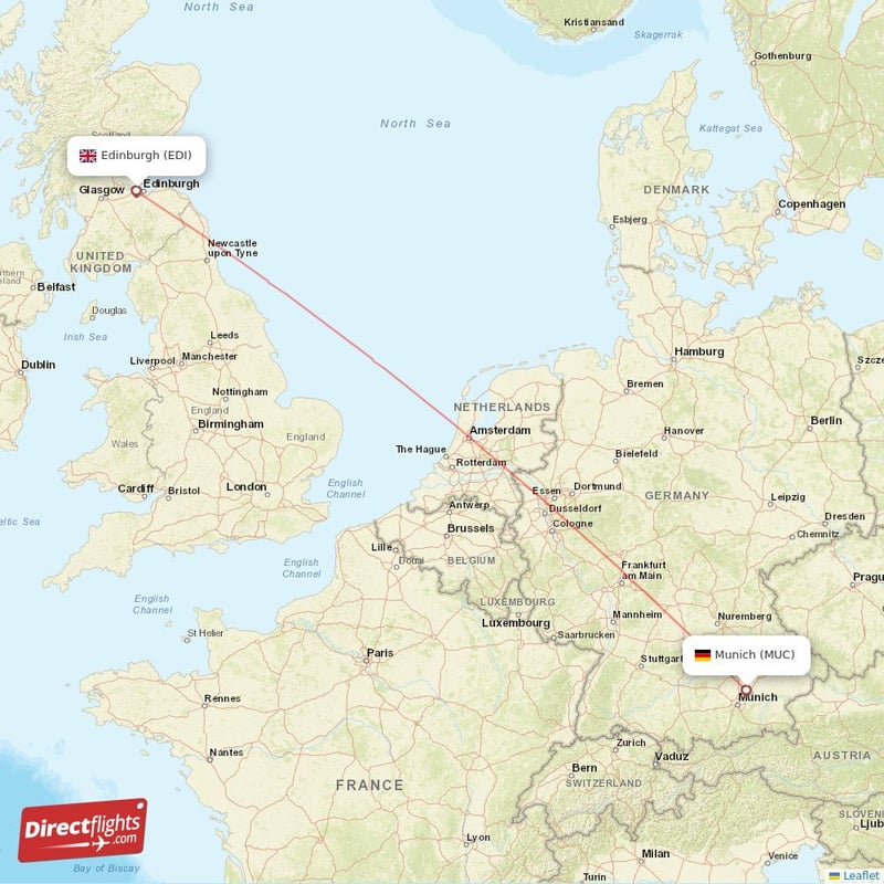 Direct flights from Edinburgh to Munich, EDI to MUC non-stop ...
