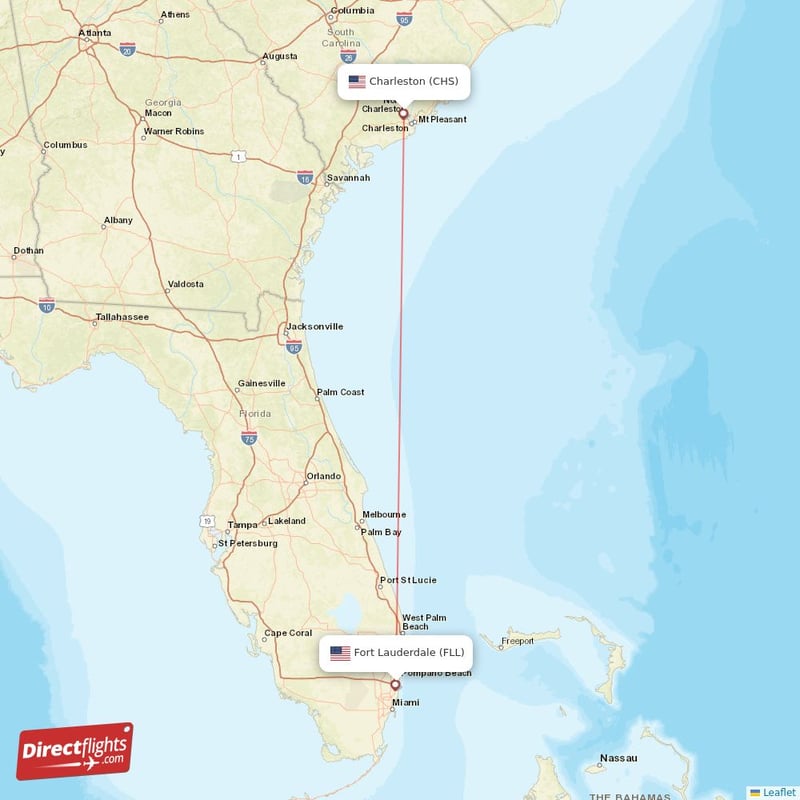 Direct flights from Fort Lauderdale to Charleston, FLL to CHS non-stop ...