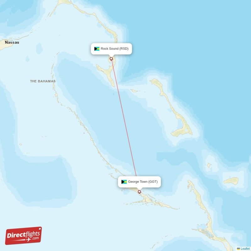 Direct flights from George Town to Rock Sound, GGT to RSD non-stop ...