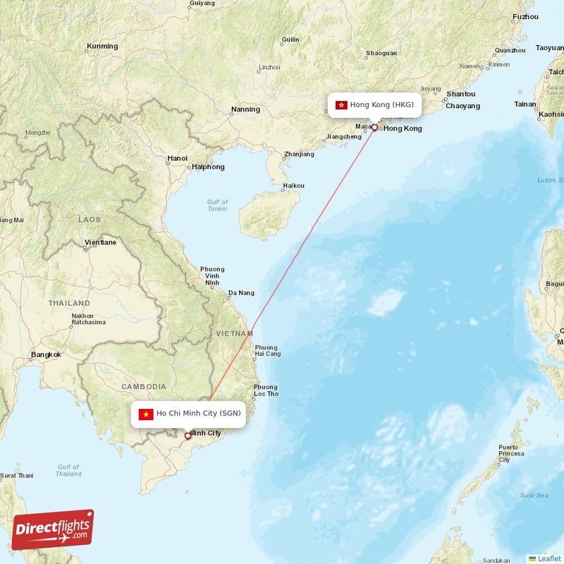 Direct flights from Hong Kong to Ho Chi Minh City, HKG to SGN non-stop ...