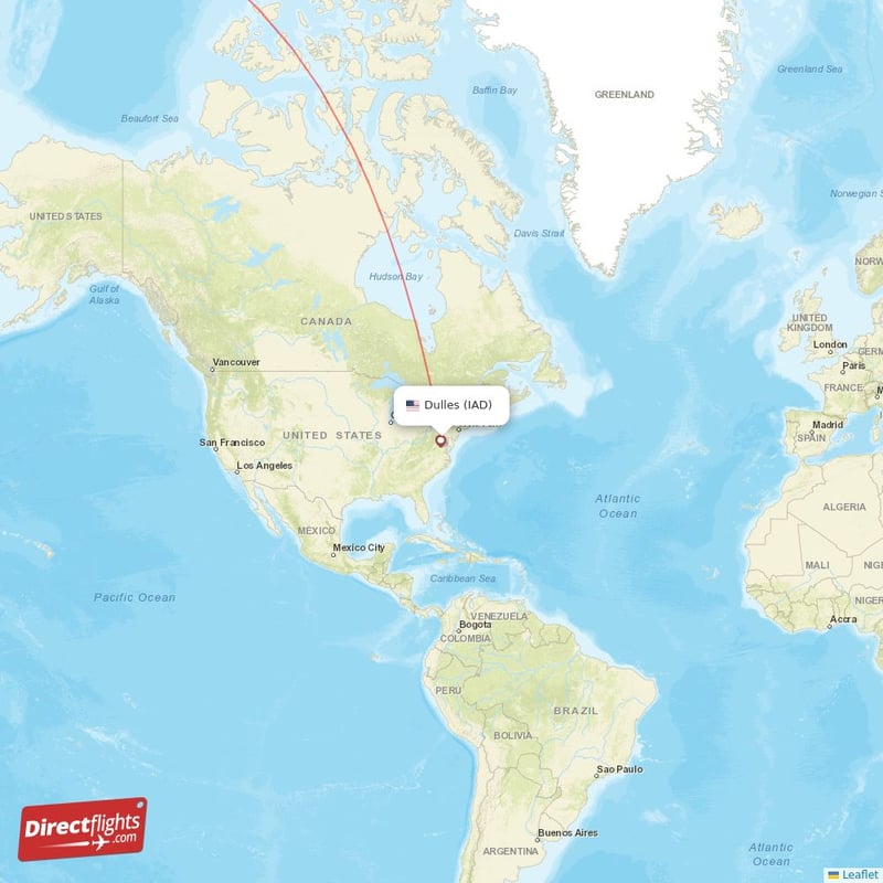 Direct flights from Dulles to Beijing, IAD to PEK non-stop - Directflights.com