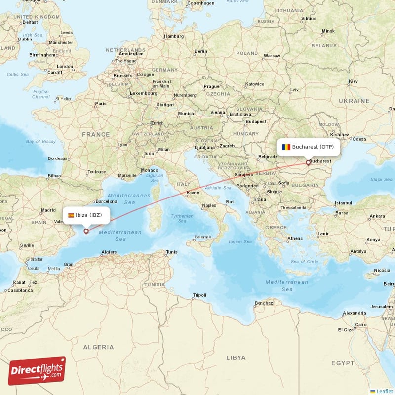 Direct flights from Ibiza to Bucharest, IBZ to OTP non-stop ...